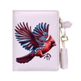 Daily Use Women Short Wallet Elegant Pattern Card Holder Wallet PU ...