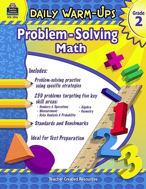 Pre-Owned Daily Warm-Ups: Problem Solving Math Grade 2: Problem Solving ...