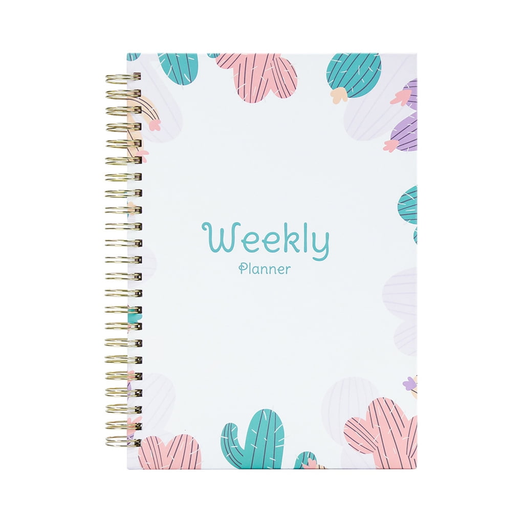 Daily Weekly Monthly Notebook Planner Spiral A5 Notebook Time Memo ...