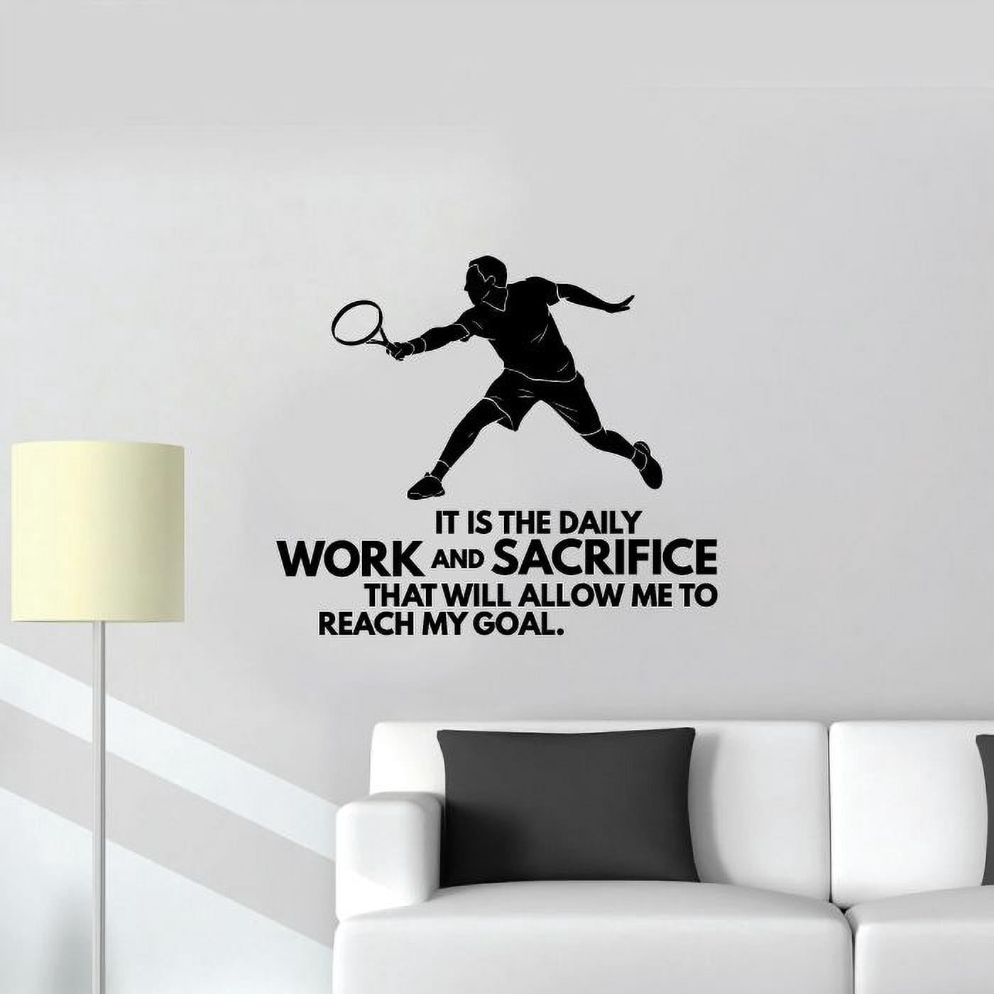 Its The Daily Work And Sacrifice Inspiration Quote Vinyl Wall Sticker ...