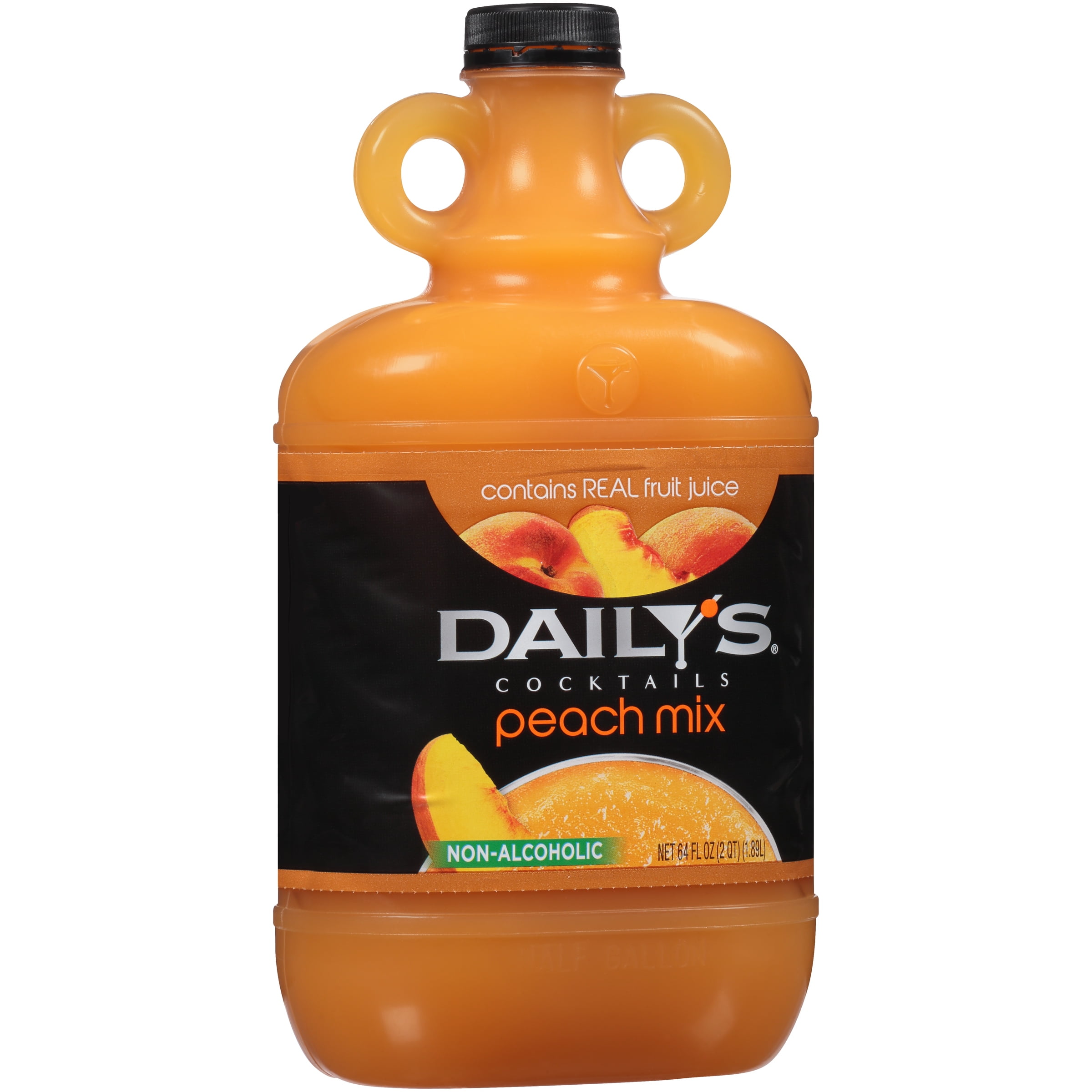 Daily's Cocktails Peach Mix 64 fl oz Jug - Perfect for Mocktails and ...