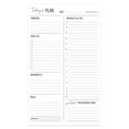 Walmart Daily Task List Sticky Notepad, 6" x 10" Schedule Reminder ...