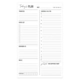 Walmart Daily Task List Sticky Notepad, 6" x 10" Schedule Reminder ...