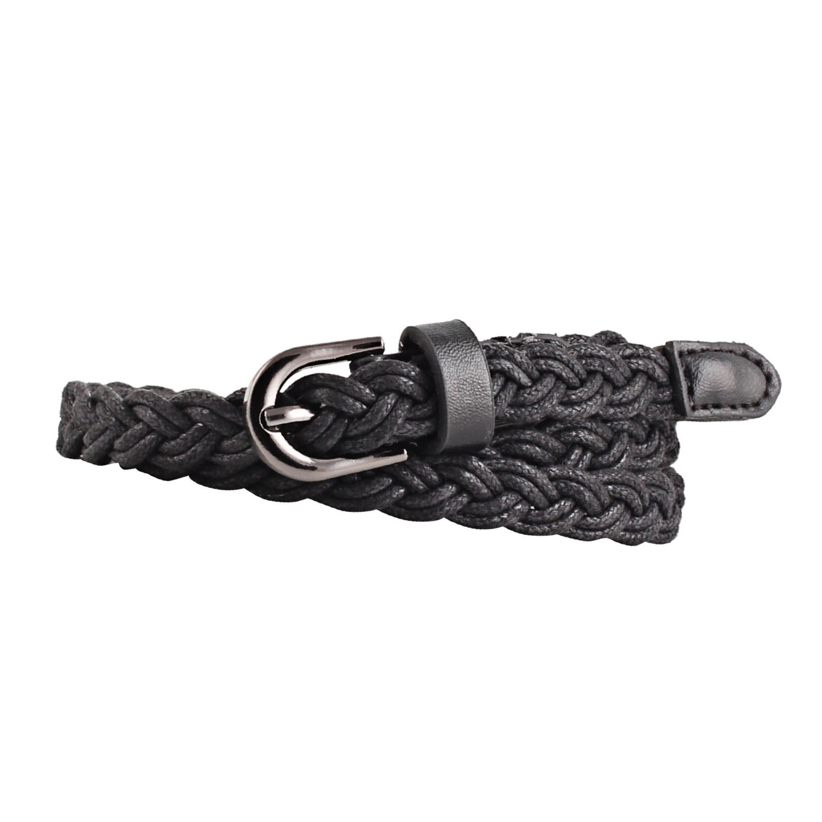 DailyChi Women's Vintage Wax Rope Clothing Braided Belt Casual Leather ...