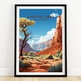 DailyMood Capitol Reef National Park Desert Landscape Travel Poster ...