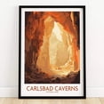 DailyMood Carlsbad Caverns Vintage Travel Poster National Park Wall Art ...