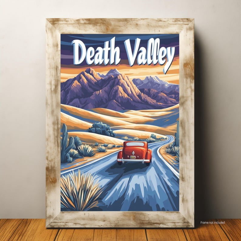 DailyMood Death Valley National Park Desert Road Retro Southwest ...