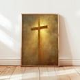 DailyMood Golden Light Glowing Christian Bible Cross Reference Poster ...