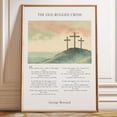 DailyMood The Old Rugged Cross Hymn Watercolor Christian Bible Cross ...