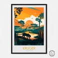 DailyMood Vintage Retro Kruger National Park Poster Travel Wall Art ...