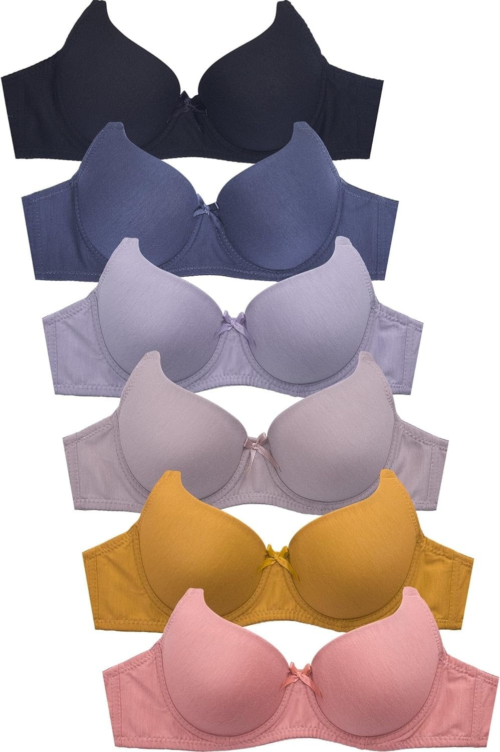 DailyWear Womens Everyday 6 Pack of Bras 4307P8, 42C - Walmart.com
