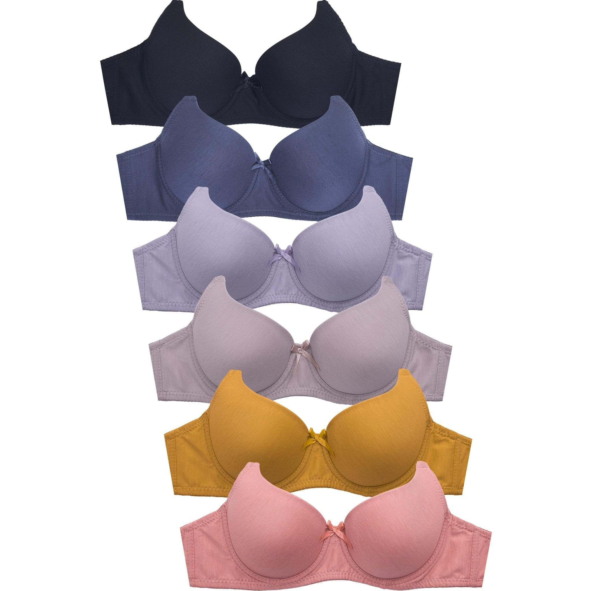 DailyWear Womens Everyday 6 Pack of Bras 4307P8, 42C - Walmart.com