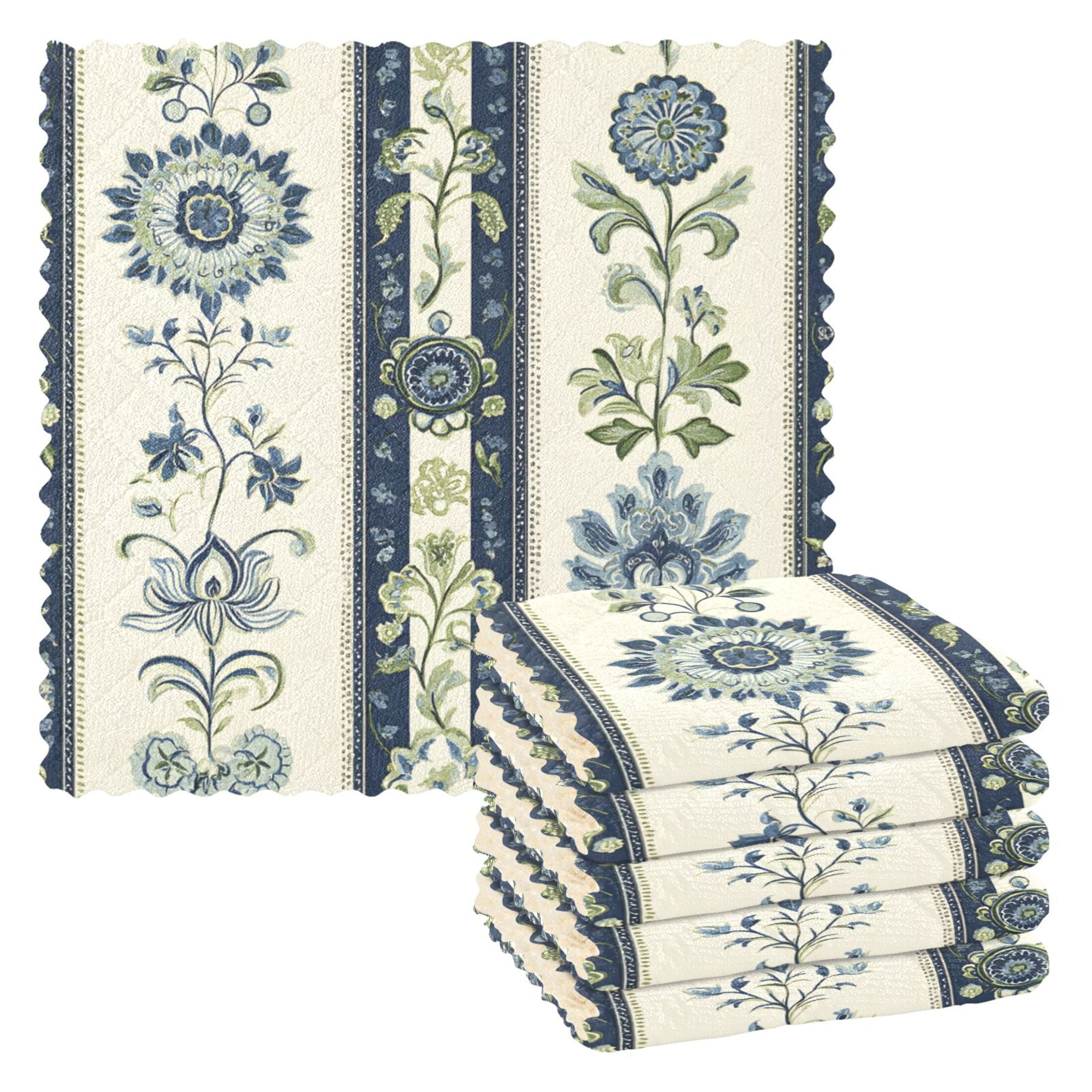 Dailycode 6 Packs Kitchen Dish Towels Soft Absorbent Dish Cloths ...