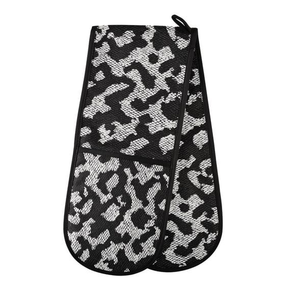 Dailycode Double Sided Oven Mitt with Loop Heat Resistant Kitchen Long ...