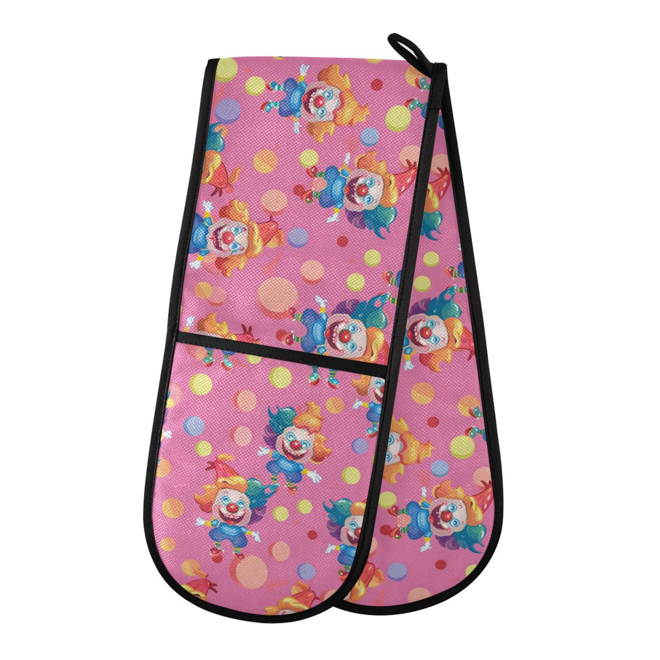 Dailycode Double Sided Oven Mitt with Loop Heat Resistant Kitchen Long ...
