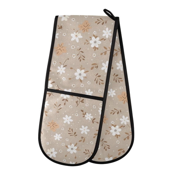 Dailycode Double Sided Oven Mitt with Loop Heat Resistant Kitchen Long ...