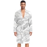 Dailycode Men Robe Lightweight Soft Bathrobes Kimono Nightgown ...