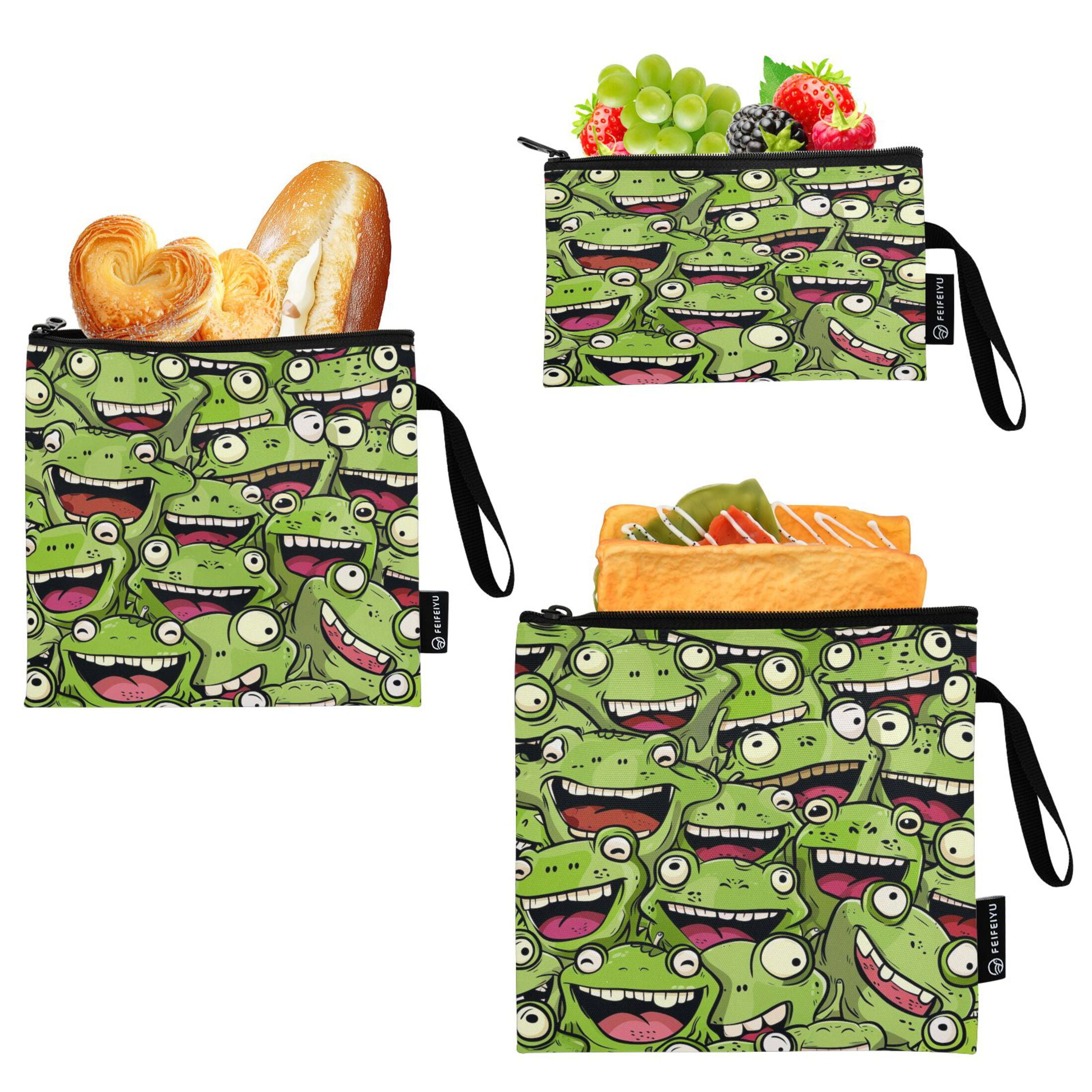 Dailycode Reusable Ziploc Bags Leakproof Sandwich Snack Freezer Bags ...