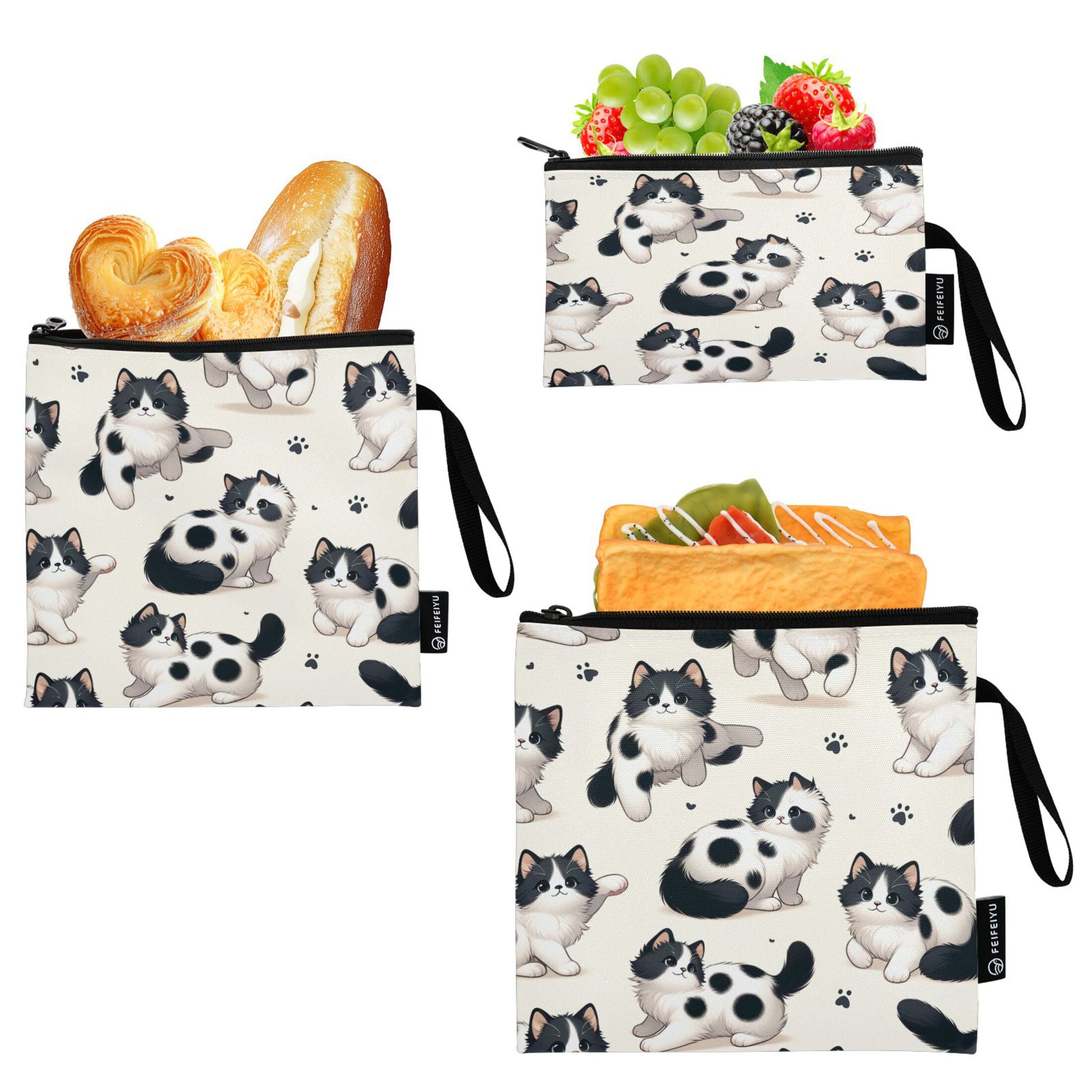 Cats & Paw Ziploc Bags (3) | Premium quality - Walmart Business Supplies
