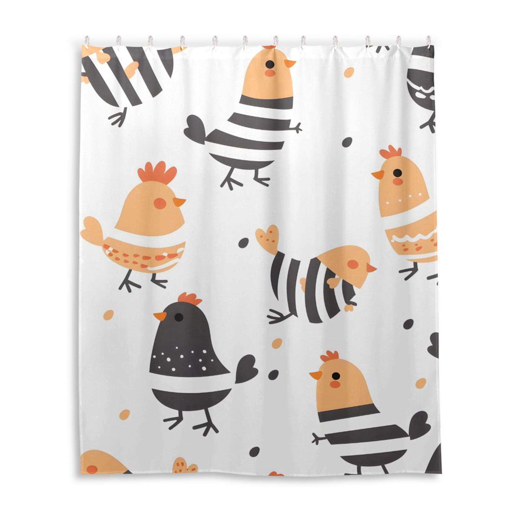 Dailycode Shower Curtain Liners 60x72in Water Resistant Machine ...