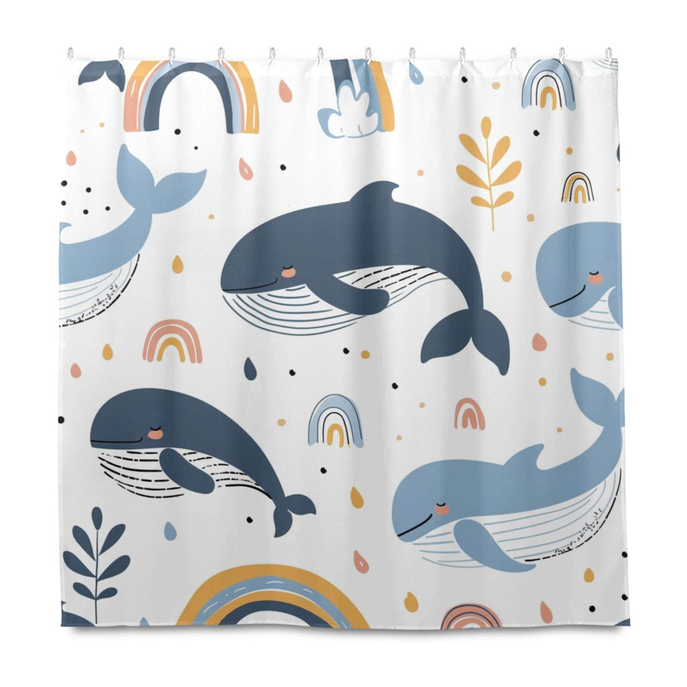Dailycode Shower Curtain Liners 72x72in Water Resistant Machine ...