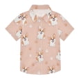 Dailycode Small Short Sleeve Button Down Shirts Corgi Dog and Paw ...