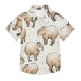 Dailycode Small Short Sleeve Button Down Shirts Cute Capybara and Dots ...