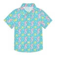 Dailycode Small Short Sleeve Button Down Shirts Seahorse and Starfish ...