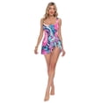 Dailycode Women's One Piece Swimdress Swimsuits Slimming Tummy Control ...