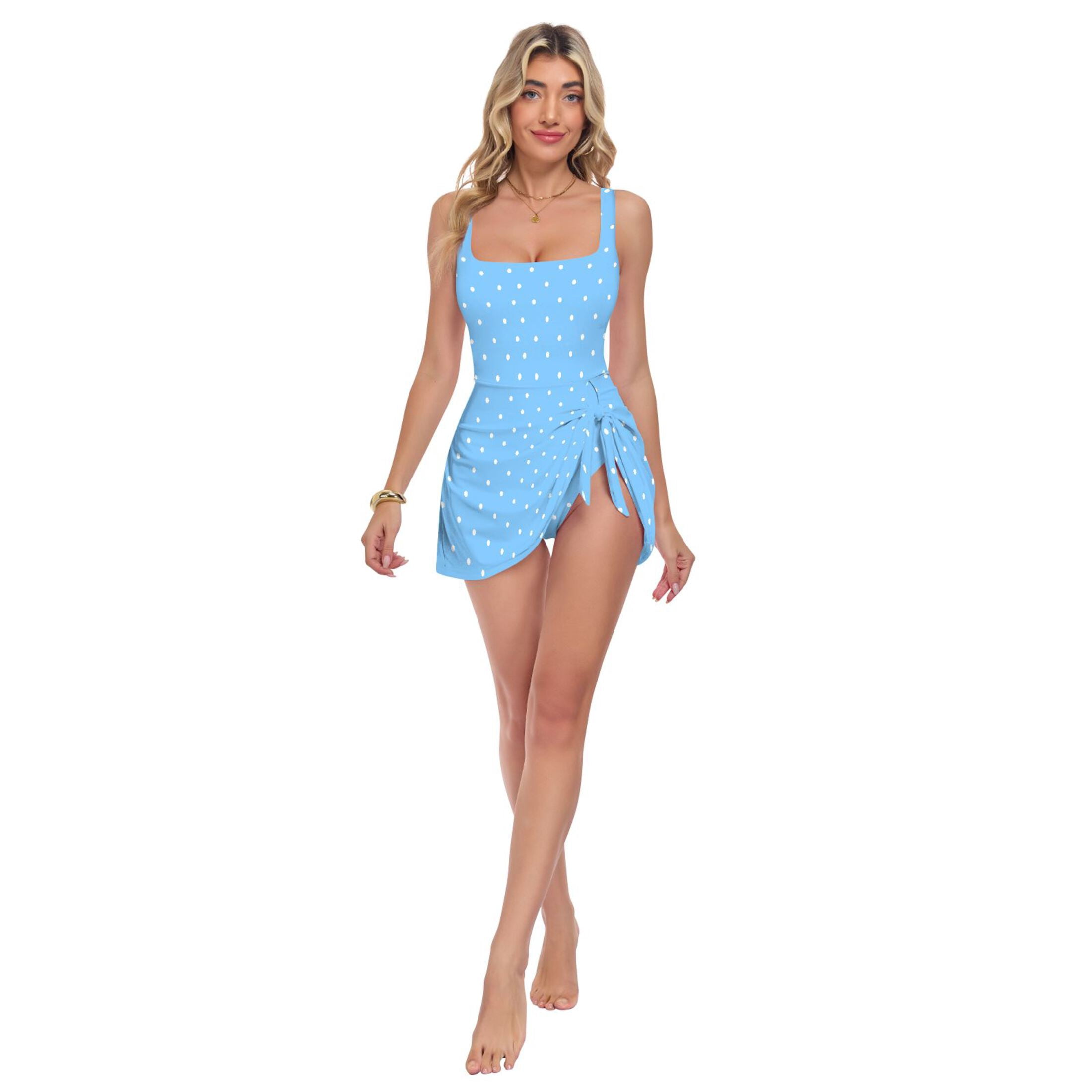 Dailycode Women's One Piece Swimdress Swimsuits Slimming Tummy Control ...