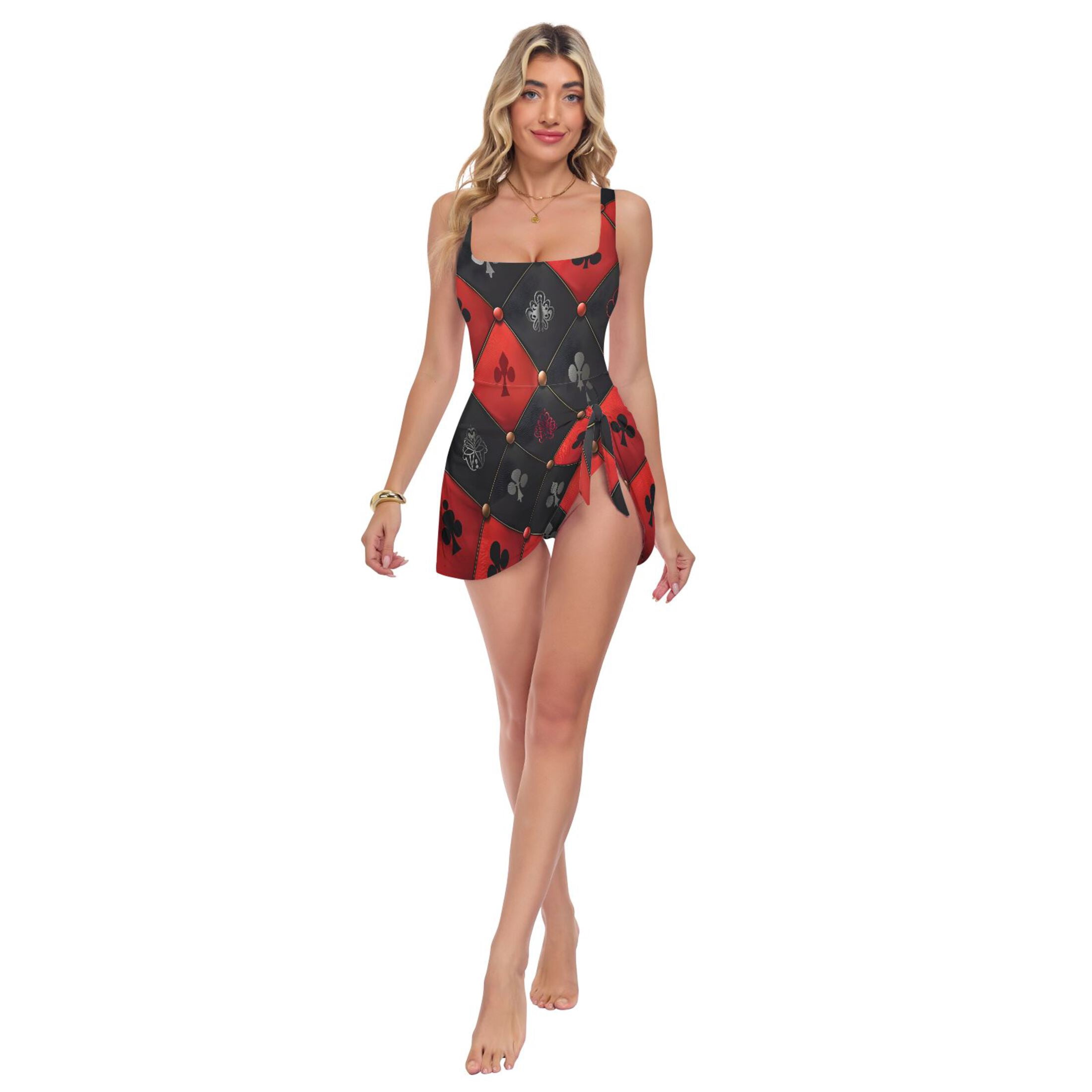 Dailycode Women's One Piece Swimdress Swimsuits Slimming Tummy Control ...