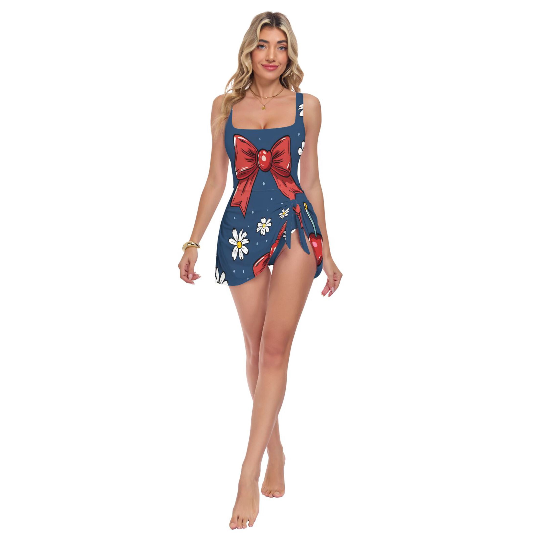 Dailycode Women's One Piece Swimdress Swimsuits Slimming Tummy Control ...