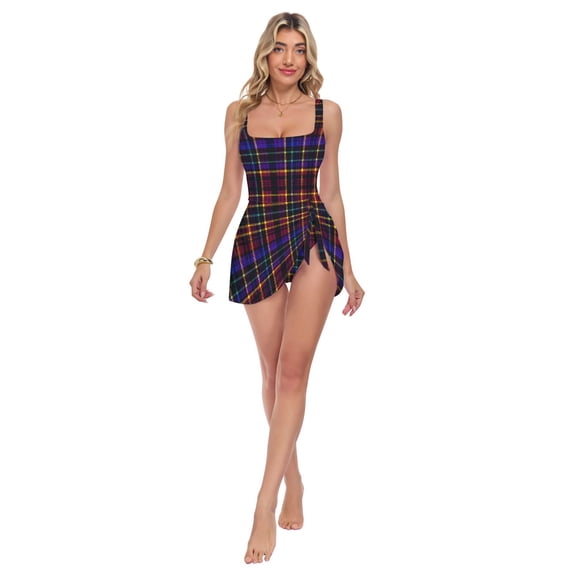 Dailycode Women's One Piece Swimdress Swimsuits Slimming Tummy Control ...