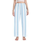 Dailycode Women's Pajama Pants Wide Leg Lounge Pj Bottoms With Pockets ...