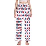 Dailycode Women's Pajama Pants Wide Leg Lounge Pj Bottoms With Pockets ...