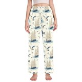 Dailycode Women's Pajama Pants Wide Leg Lounge Pj Bottoms With Pockets ...