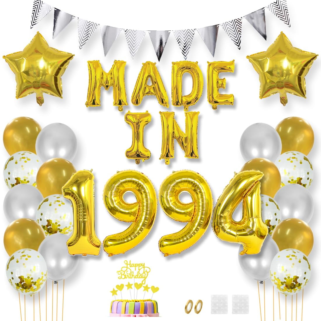 Daimay Happy 31 Birthday SSF20 Balloon Banner Decorations MADE IN 1994 ...