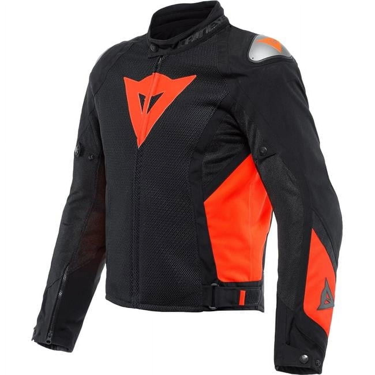 Dainese Energyca Air Mens Textile Motorcycle Jacket Black/Fluo Red 56 ...