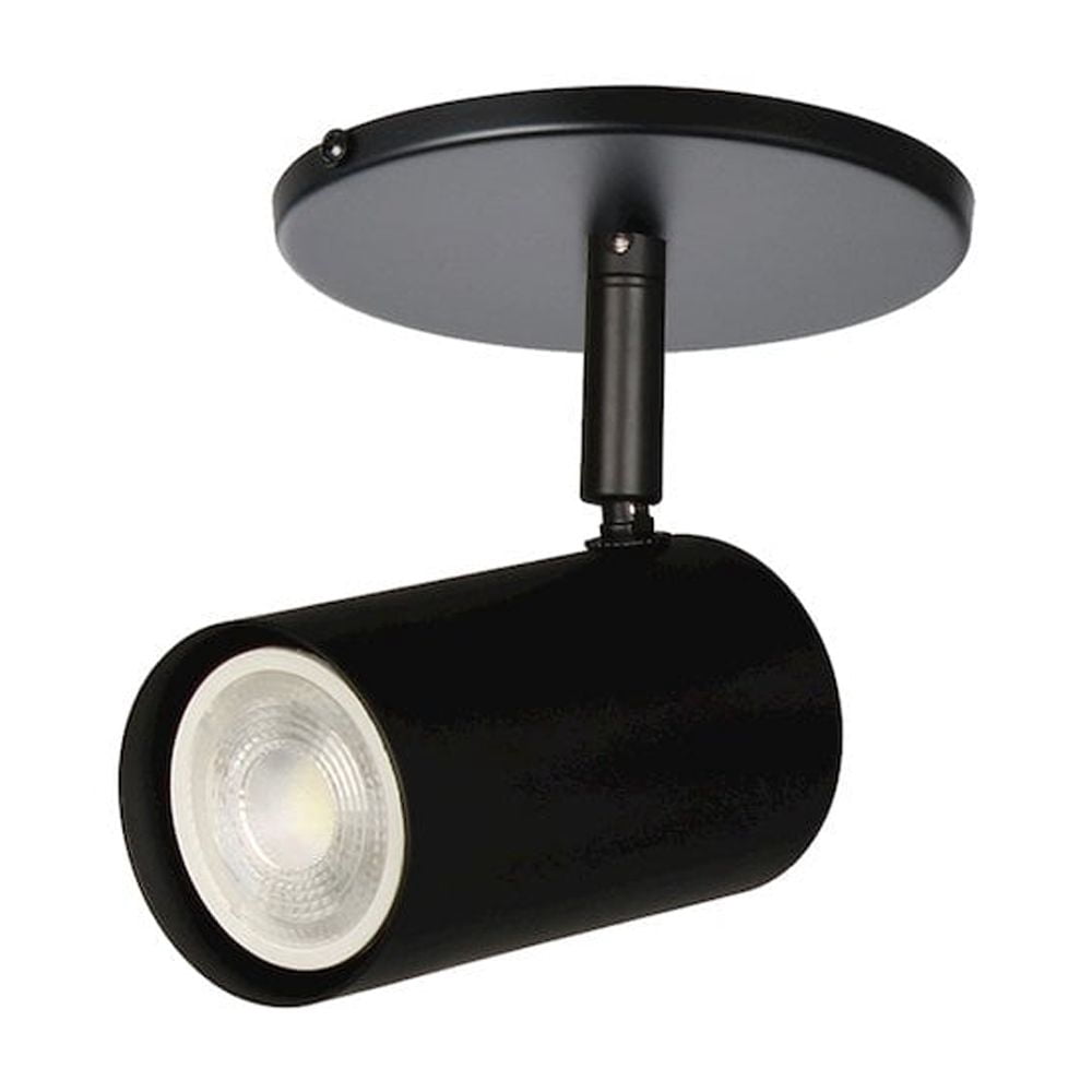 Dainolite 1 Light Spot Light in Matte Black - Walmart.com