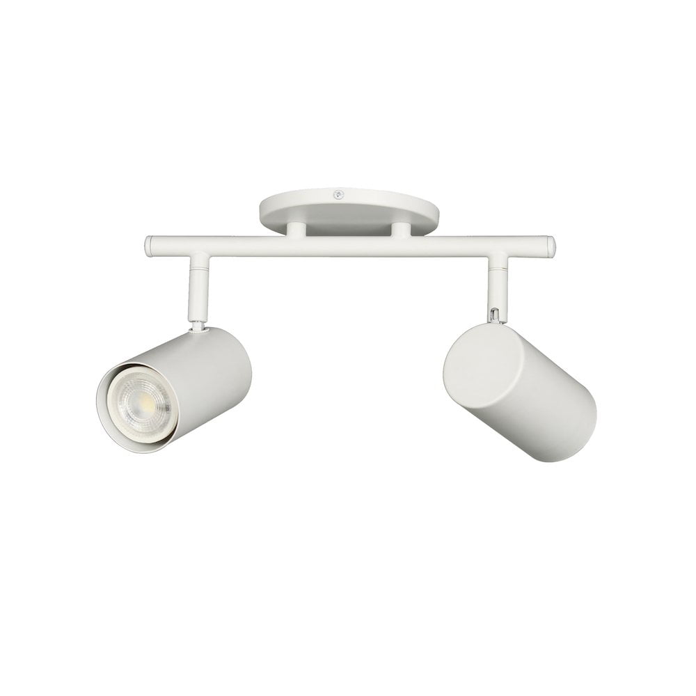 Dainolite 2 Light Track Light in Matte White - Walmart.com