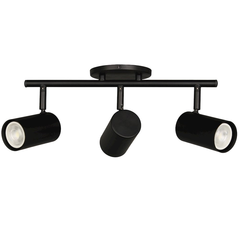 Dainolite 3 Light Track Light in Matte Black - Walmart.com