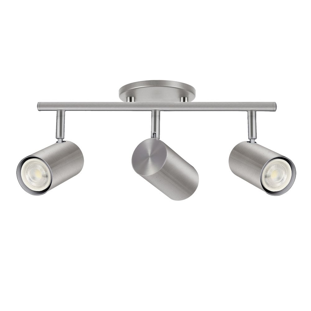 Dainolite 3 Light Track Light in Satin Chrome - Walmart.com
