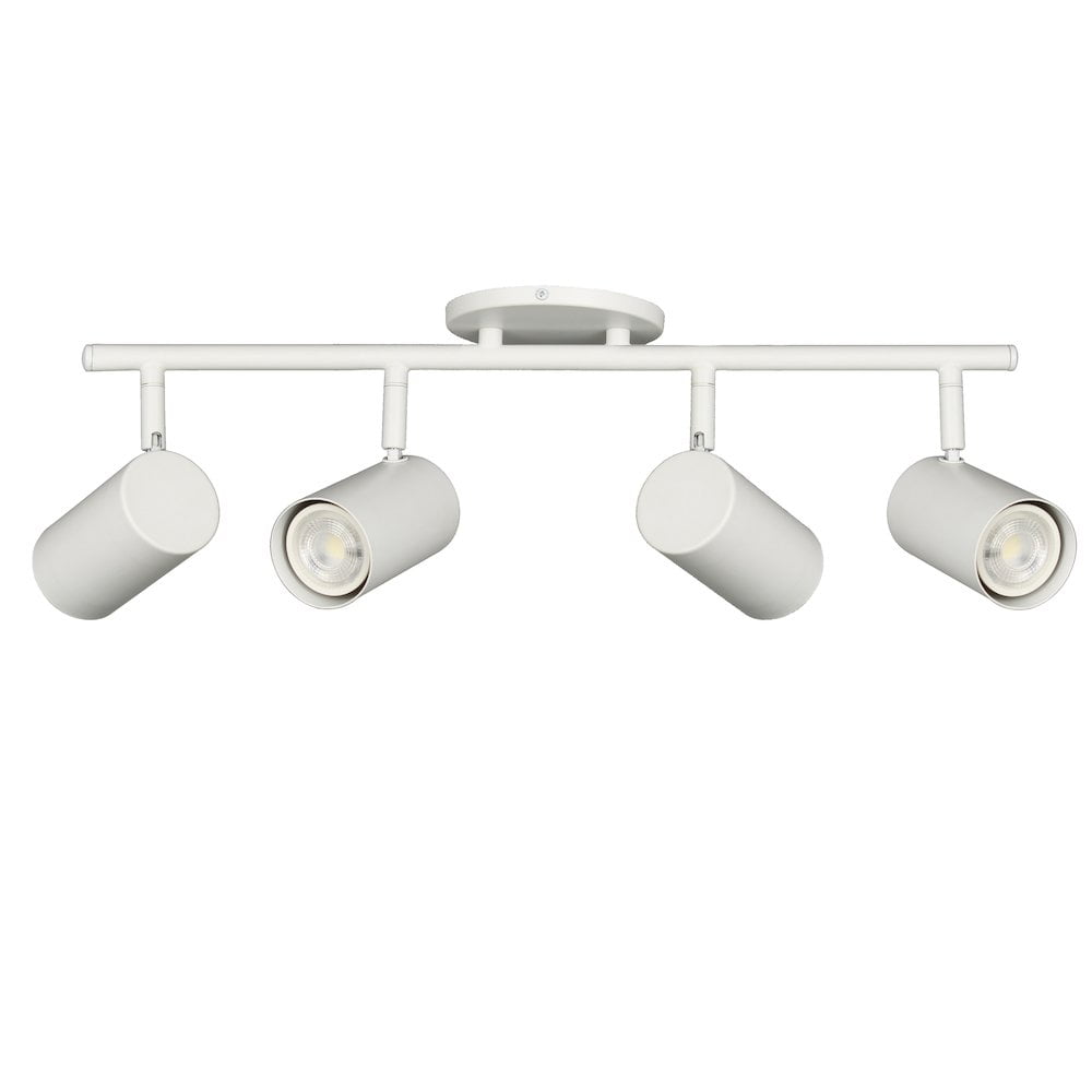 Dainolite 4 Light Track Light in Matte White - Walmart.com