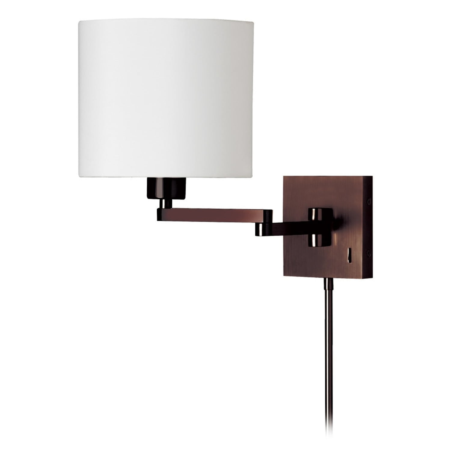 Dainolite Cast Metal Double Arm Wall Lamp - Oil Brushed Bronze ...