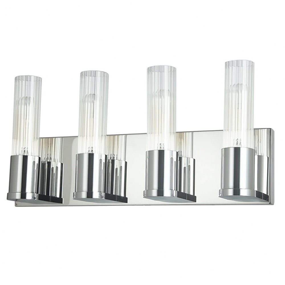 Dainolite - Tube - 4 Light Bath Vanity In Contemporary Style-8 Inches ...