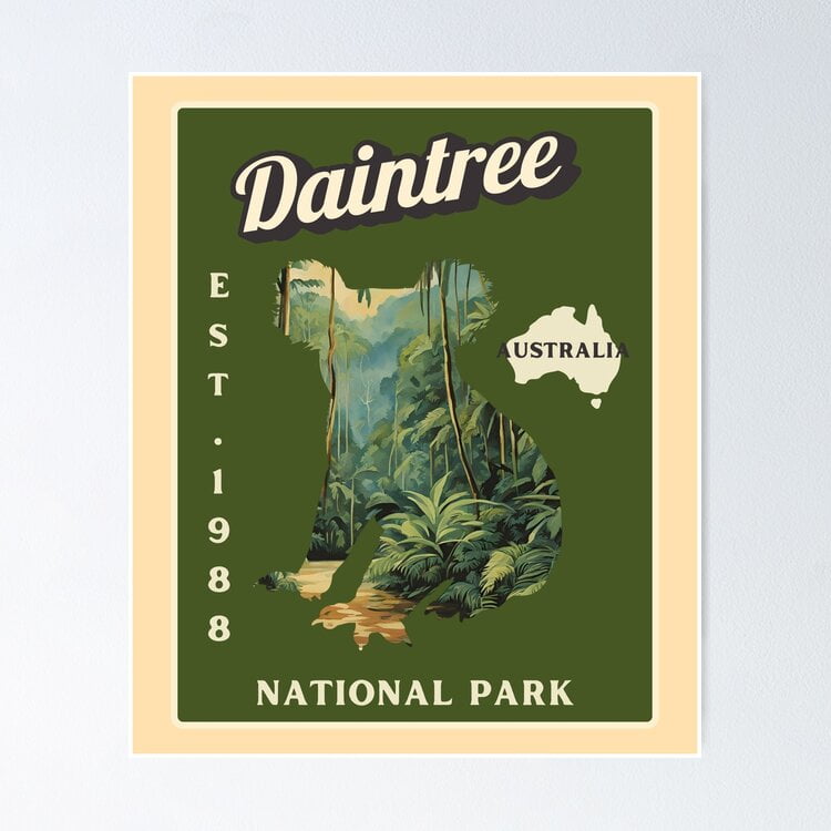 Daintree National Park UNFRAMED Poster, 16x24 - Walmart.com