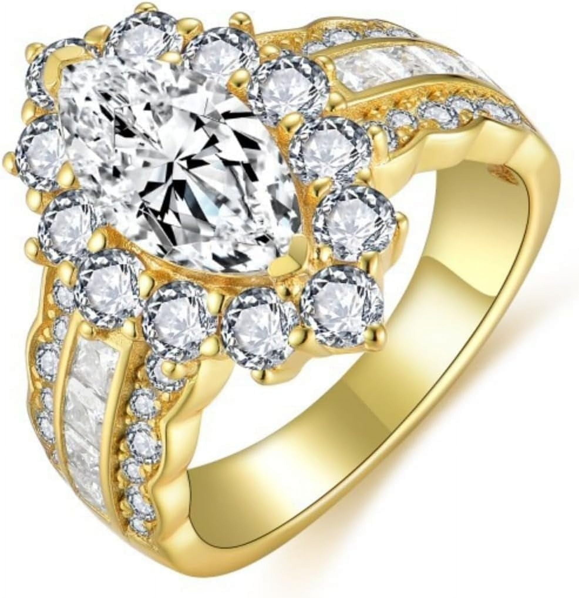 Dainty 4Cttw Moissanite Engagement Rings for Women Marquise Cut D Color ...