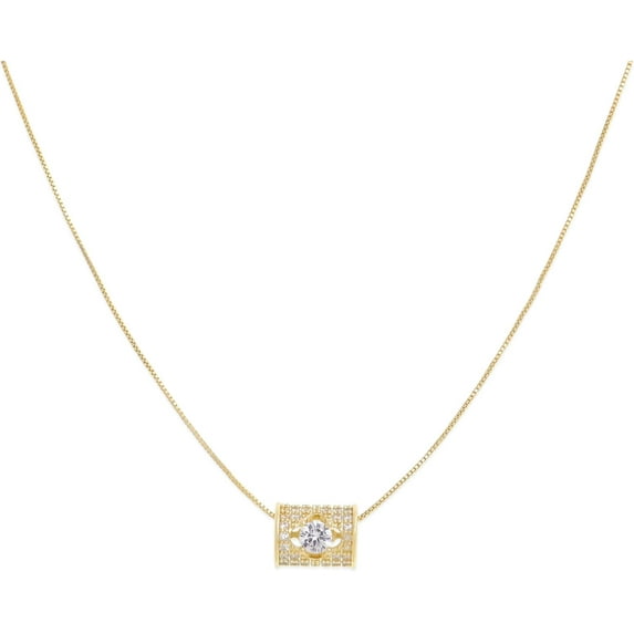 Dainty Chain Simple Pendant Necklace for Women, Cute Statement ...