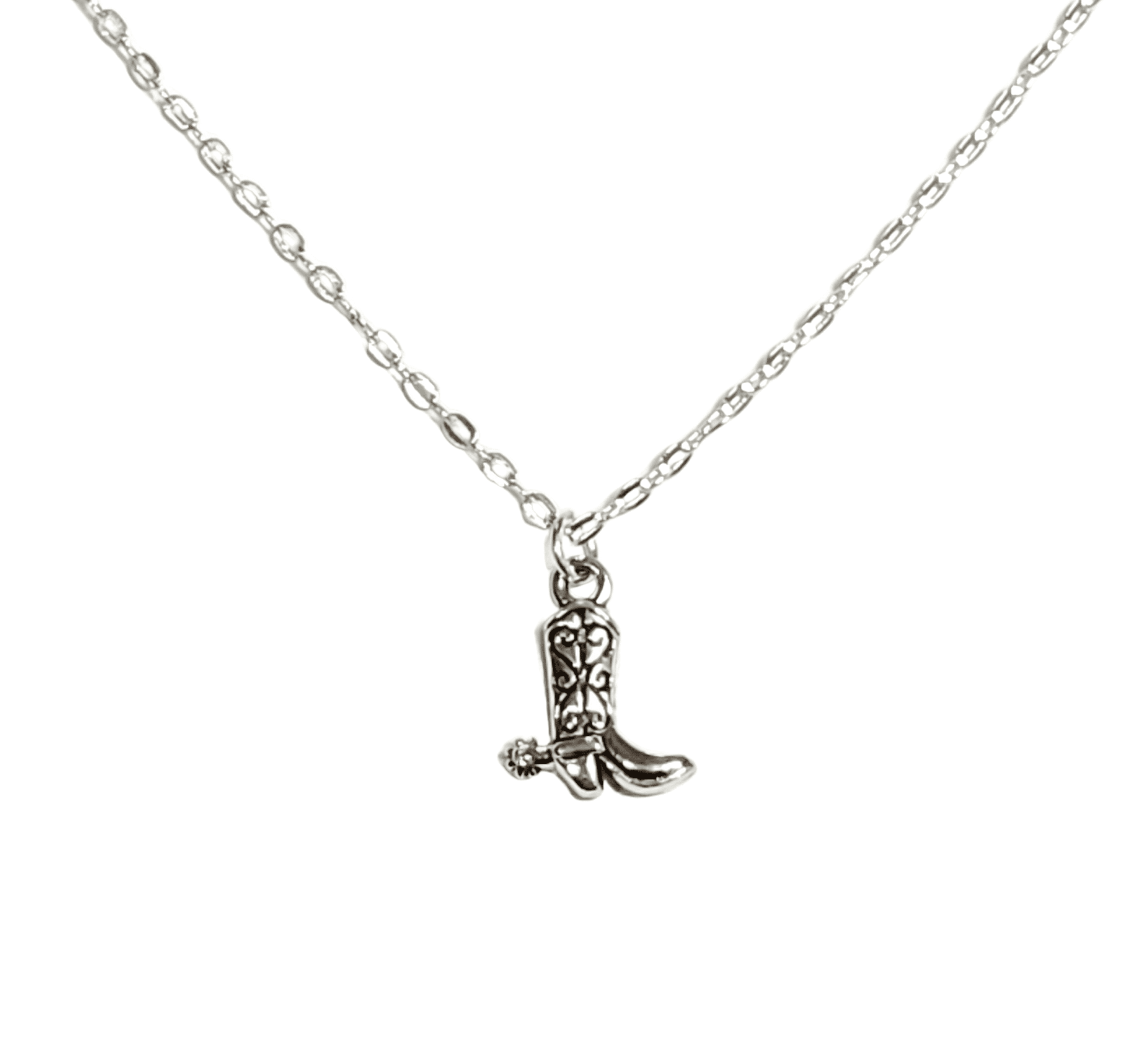 Dainty Cowboy Boot Necklace - Walmart.com