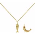 Dainty Gold Fish Necklace for Women, Waterproof Beach Jewelry Ocean ...